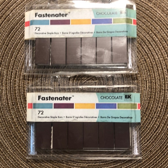 Ek Success | Office | Fastenater Chocolate Brown Staple Bars | Poshmark